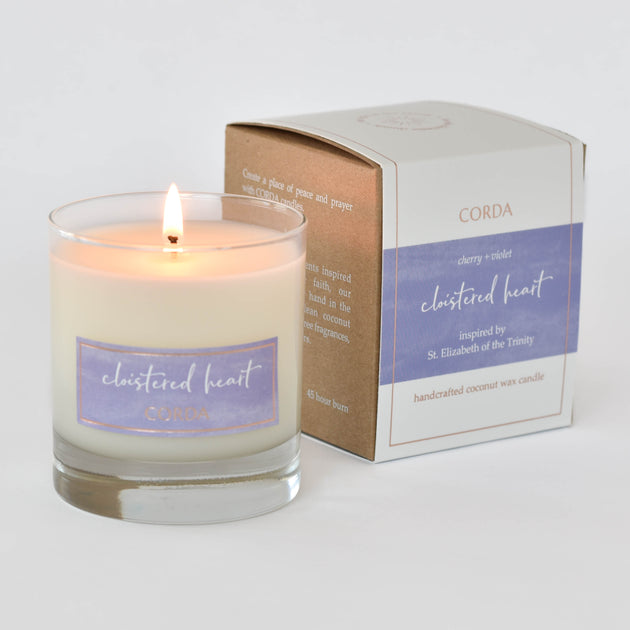 Liturgical Living with Handcrafted Catholic Saint Candles – CORDA